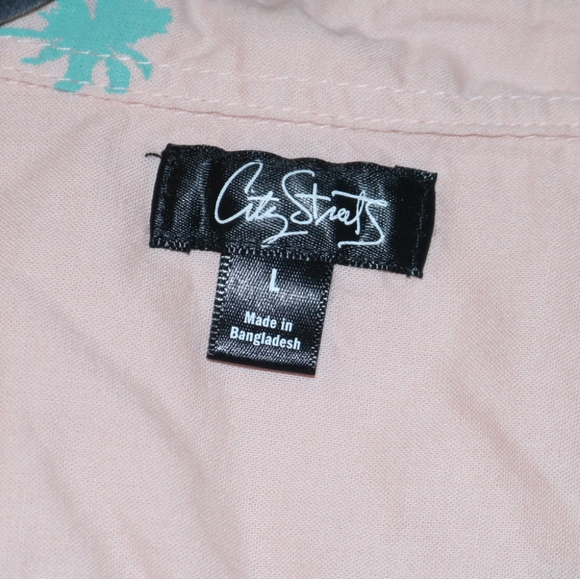 City Streets | Shirts | City Streets Light Pink Button Down Shirt ...